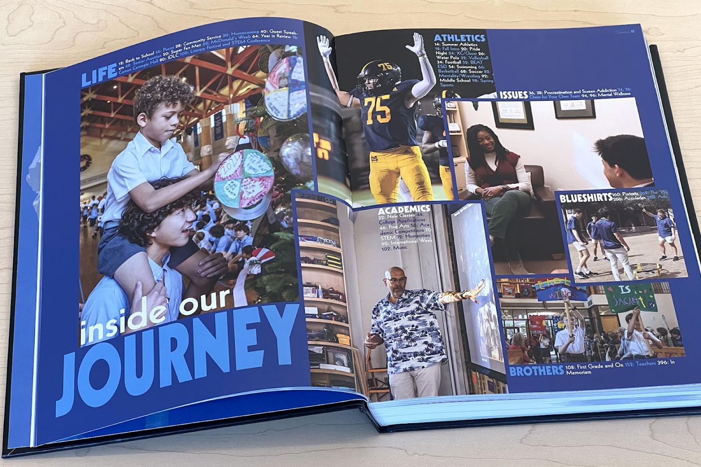 The Process of Creating the School Yearbook